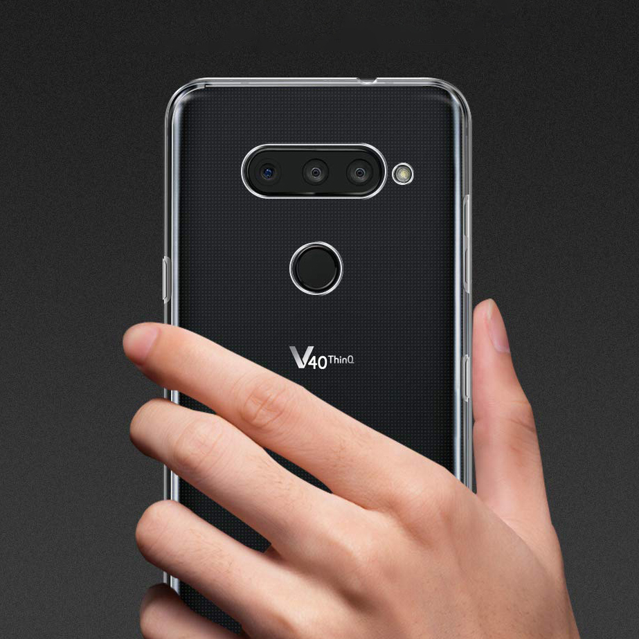 Flexi Slim Gel Case for LG V40 ThinQ (Clear)